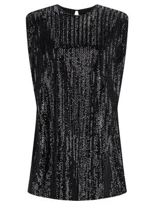 Golden Goose Sequin Mini Sheath Dress - Black