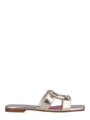 ROGER VIVIER Squared Buckle Slide Sandals