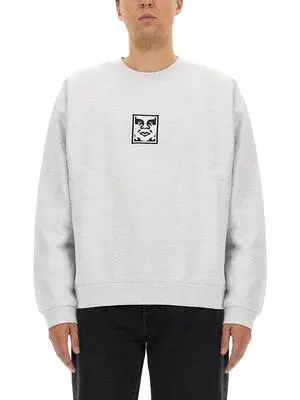 Obey Sweatshirt With Logo - Grey