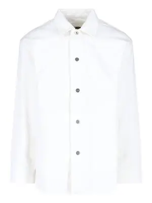 JIL SANDER Denim Shirt Jacket - White