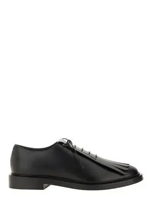 Max Mara Leather Derby - Black