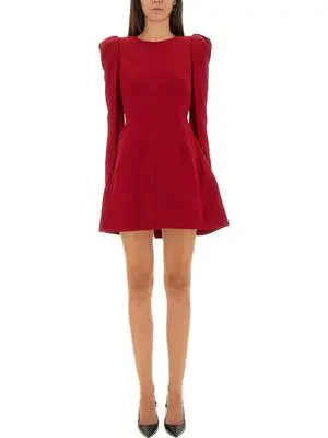Alexander McQueen Fla Minidress - Red