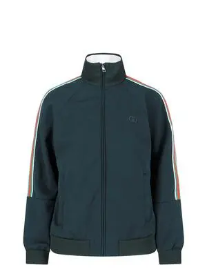 Gucci Pleated Zip Sweatshirt - Green