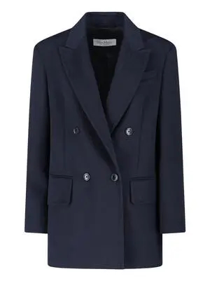 Max Mara Olimpia Double-breasted Blazer - Blue