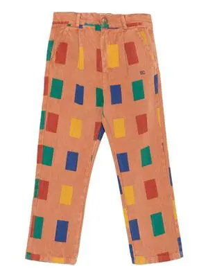 BOBO CHOSES All Over Print Chino Pants - Brown