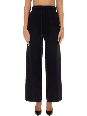 Max Mara Wide Leg Trousers - Blue