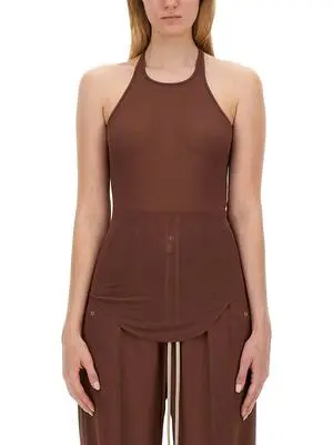 Rick Owens Slim Fit Tank Top - Brown