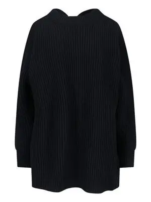 MAISON MARGIELA Wool Blend Sweater Dress - Black