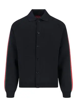 Gucci Wool Cardigan - Black