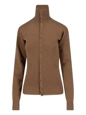 Gucci Wool Cardigan - Brown