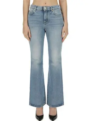 Balmain Flare Fit Jeans - Denim
