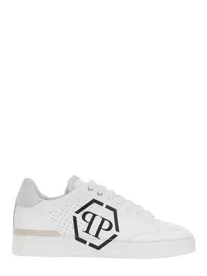 Philipp Plein Logo Sneakers - White