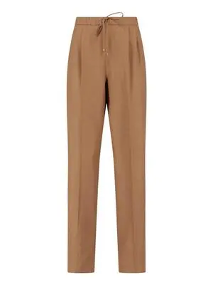 Max Mara Gitti Cashmere Pants - Brown
