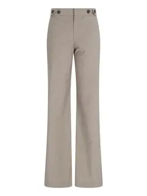 Loro Piana Straight Trousers Beige
