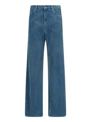 Loro Piana Straight Trousers Blue