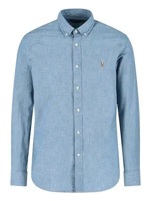 Gucci Denim Logo Shirt - Light Blue