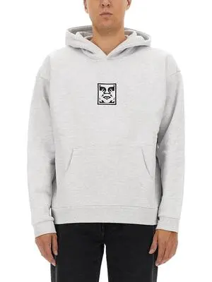 Obey Printed Sweatshirt - Grey