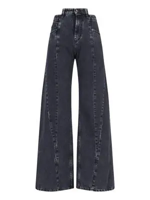 MAISON MARGIELA Décortiqué Palazzo Jeans Black