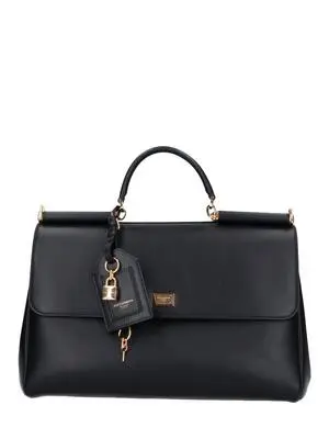Dolce & Gabbana Large 'my Sicily' Handbag - Black