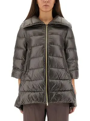Herno A-shape Cleofe Jacket - Black