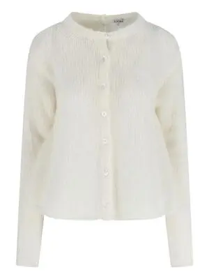 Gucci Mohair Blend Cardigan - White