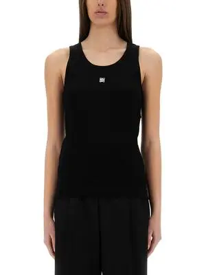 Givenchy Logo Tank Top - Black