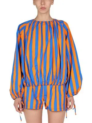Sunnei Striped Pattern Shirt - Multicolour
