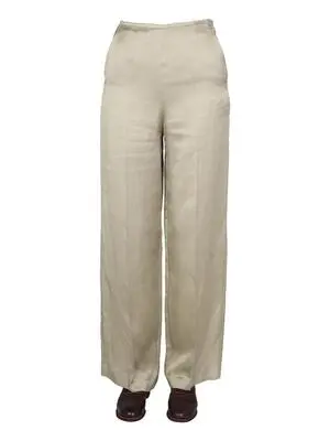 ALYSI Satin Trousers - Beige