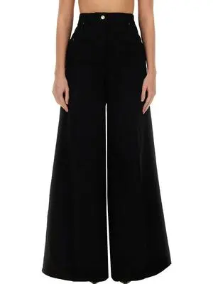 Nina Ricci Flared Pants - Black