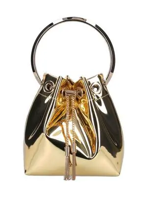JIMMY CHOO Mini Bucket Bag - Gold