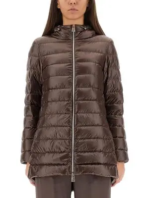 Herno A-shape Resort Down Jacket - Brown