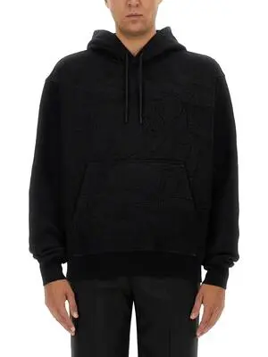 Burberry Hooded Sweatshirt - Black