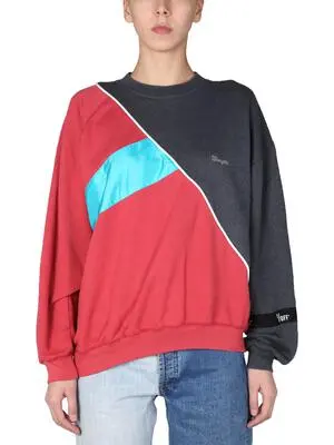 1/OFF Remade Wrangler Crewneck Sweatshirt Multicolour