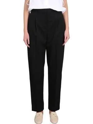 Tory Burch Wool Trousers - Black