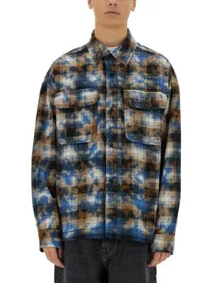 Palm Angels Plaid Shirt - Multicolour