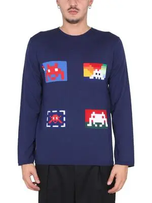 Comme Des Garçons Wool Jersey - Blue
