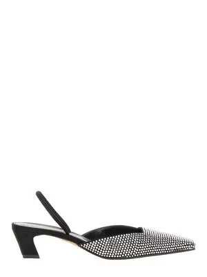 Khaite Roosevelt Slingbacks - Black