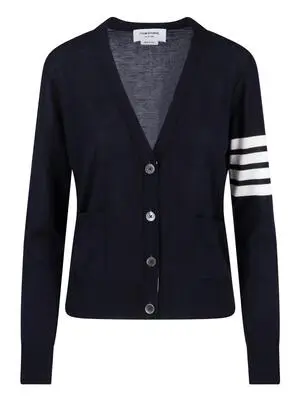 Thom Browne 4-bar Cardigan - Blue