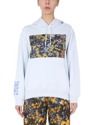 Alexander McQueen Hooded Sweatshirt - Baby Blue