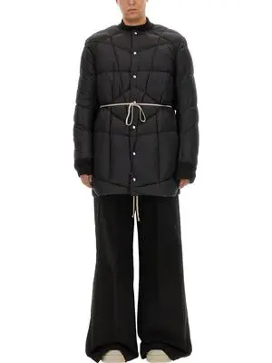 Rick Owens Down Coat - Black