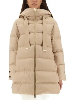Herno A-Shape Coat Beige