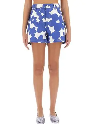 Marni Cotton Shorts - Multicolour