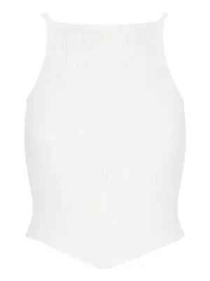 COURREGES Knit Top - White