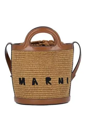 Marni Small Tropicalia Bucket Bag - Beige