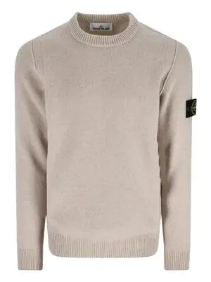 JIL SANDER Crewneck Sweater Beige