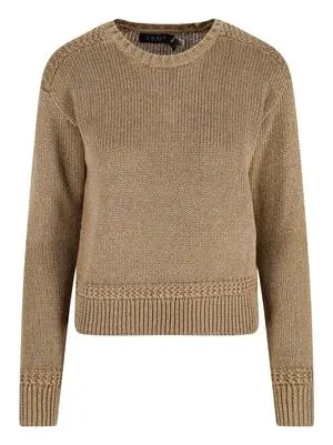 JIL SANDER Crewneck Sweater Gold