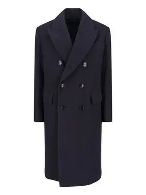 Max Mara Virgin Wool Coat Blue
