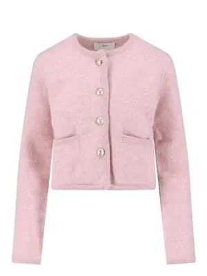 Paul Smith Alpaca Blend Cardigan Pink