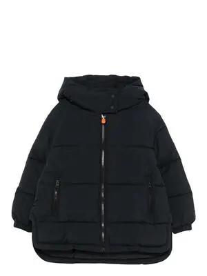 SAVE THE DUCK Hooded Padded Coat Black