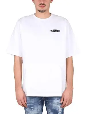 Dsquared2 Surf Board Skater T-shirt - White